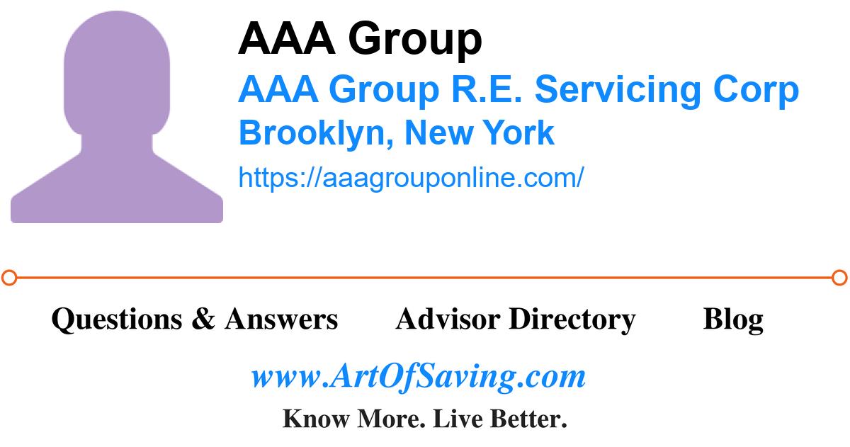 AAA Group - AAA Group R.E. Servicing Corp - Brooklyn - New York - 11206 ...