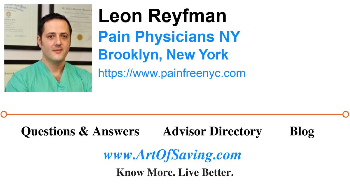 Leon Reyfman - Pain Physicians NY - Brooklyn - New York - 11223 | Art Of Saving