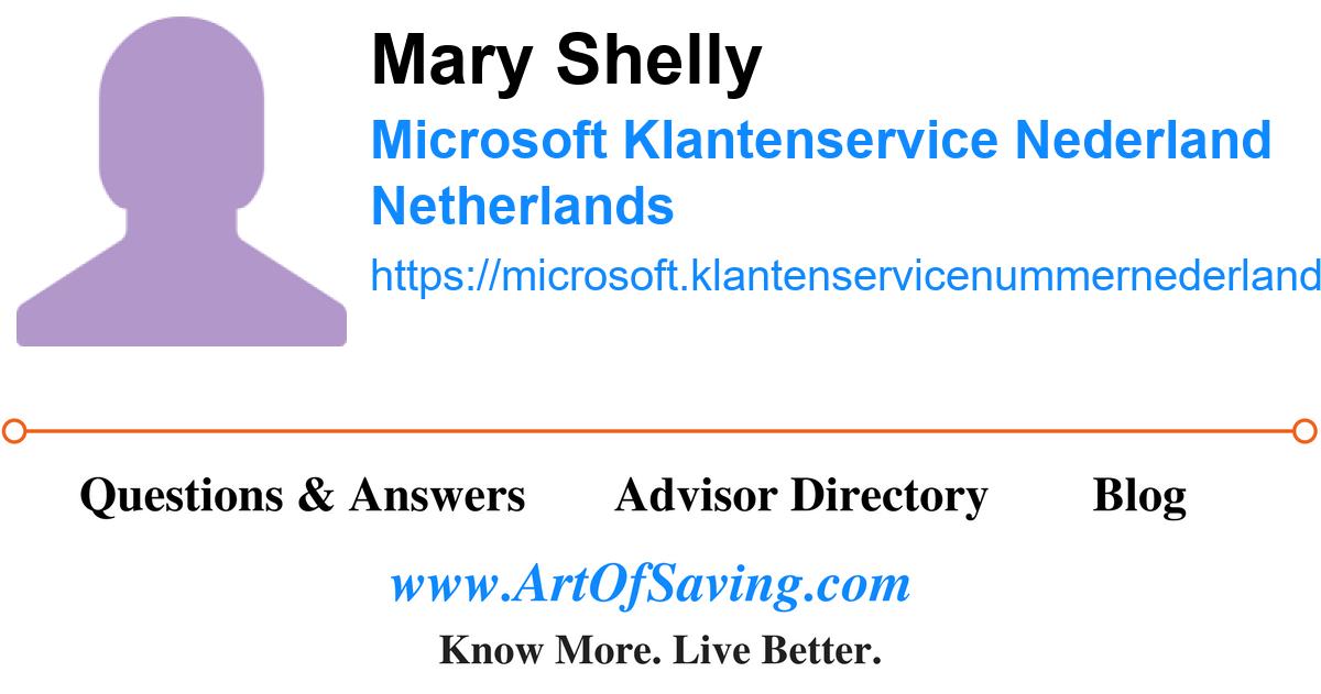 Mary Shelly - Microsoft Klantenservice Nederland - Netherlands | Art Of ...