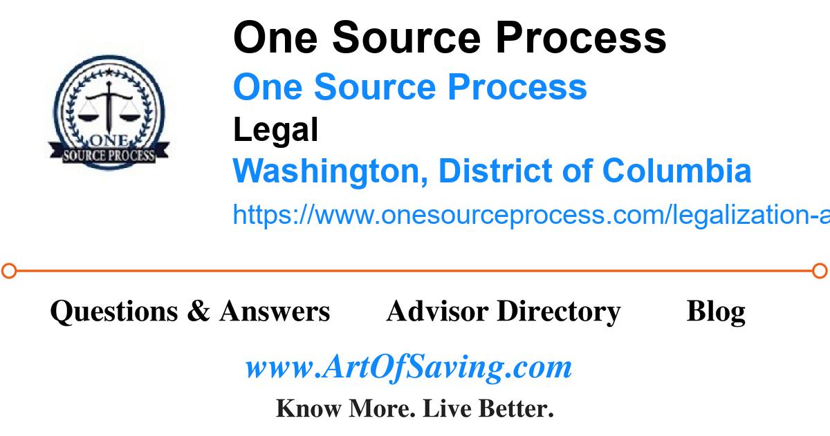 One Source Process - One Source Process - Legal - Washington - District ...
