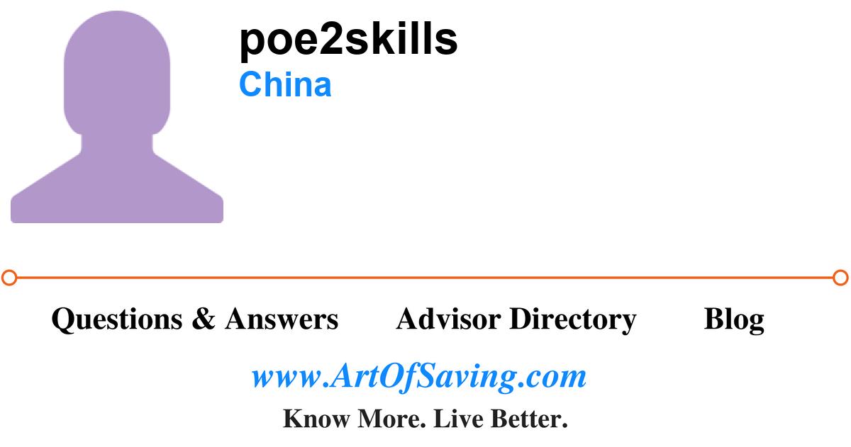 poe2skills - China | Art Of Saving