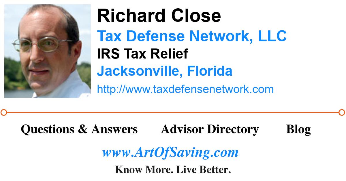 Richard Close - Tax Defense Network, LLC - IRS Tax Relief ...