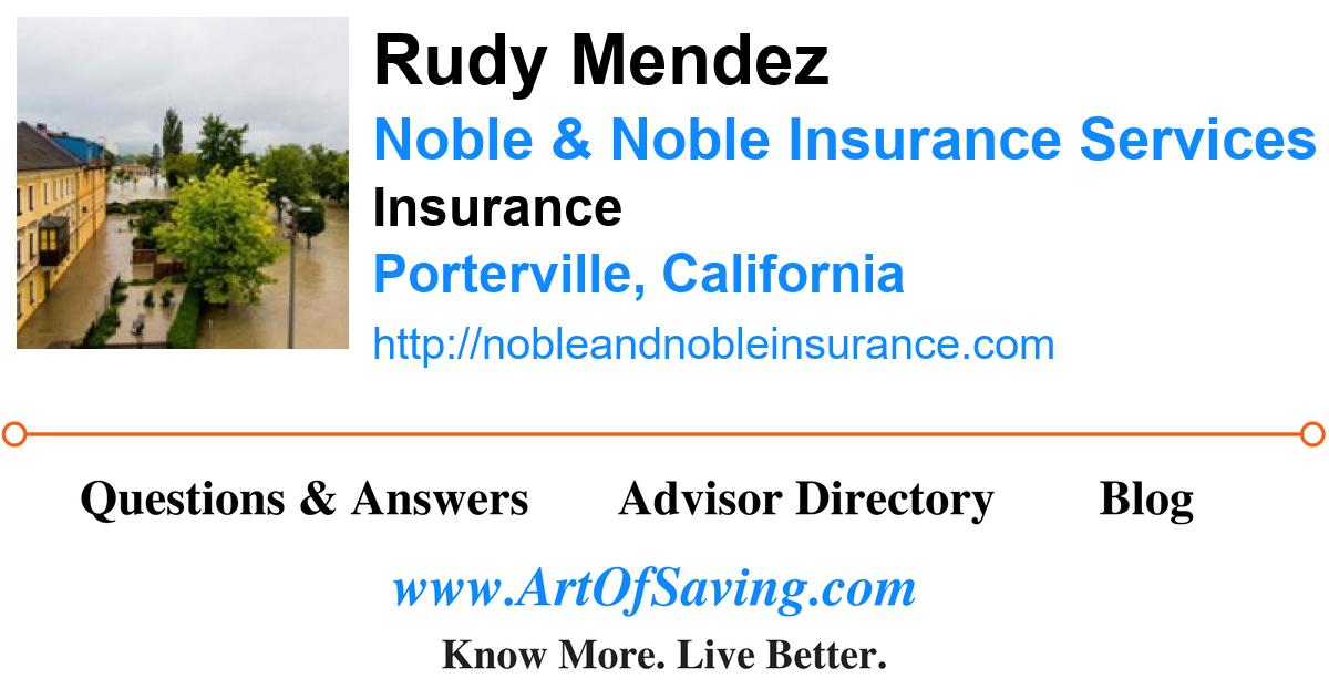 Rudy Mendez - Noble & Noble Insurance Services - Insurance ...